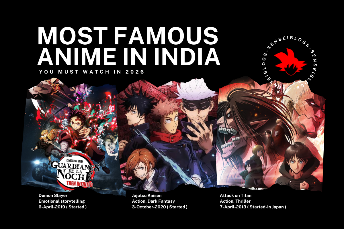 Most Famous Anime in India to Watch in 2026 | Sensei Blogs